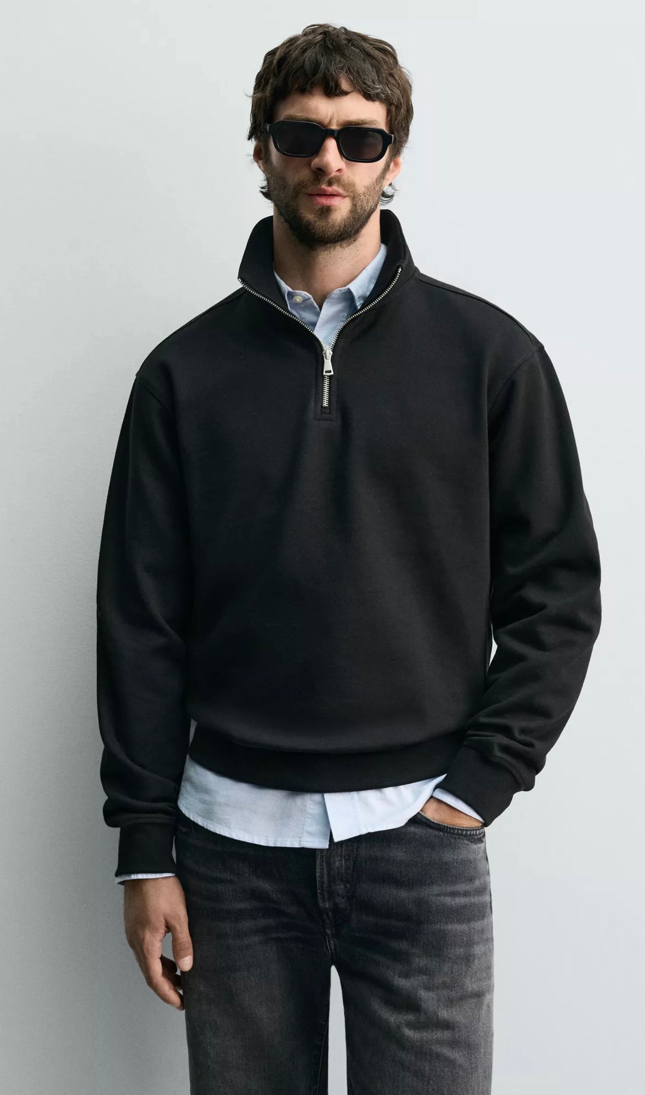 Zara quarter zipper – Laza Store